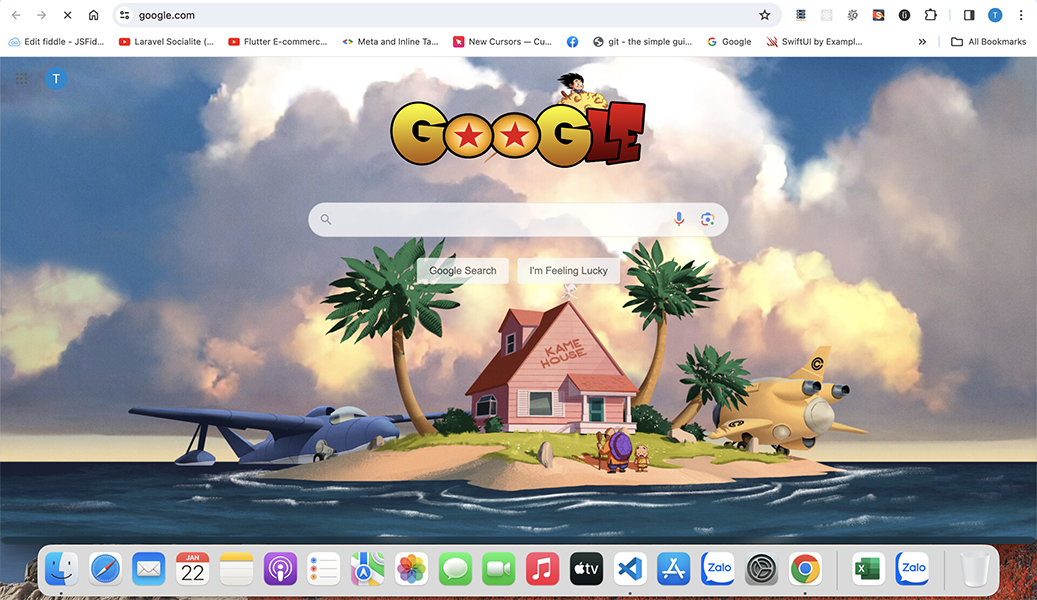 Google - Dragon ball theme | Coolstyles.org
