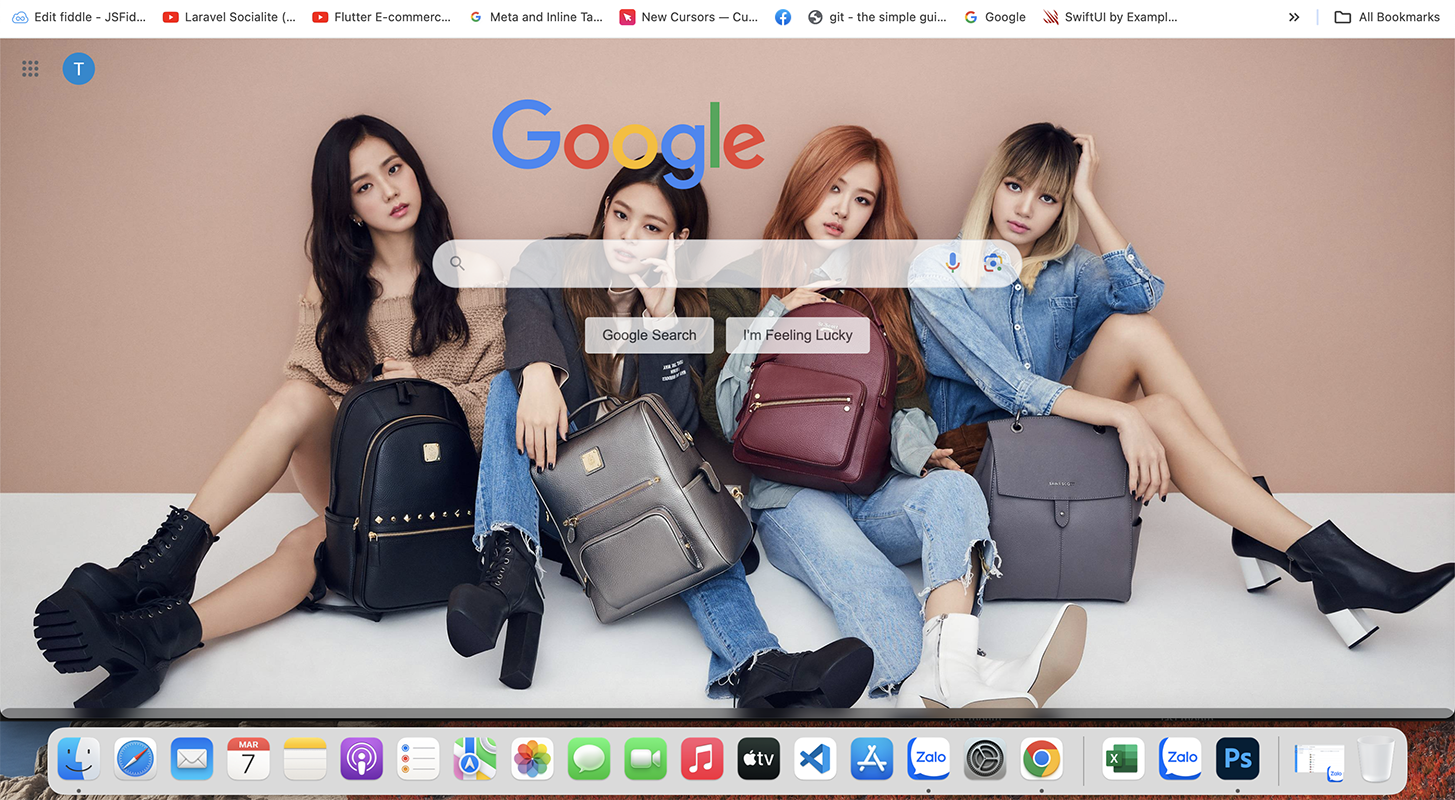 Google - blackpink rapper theme | CoolStyles.org