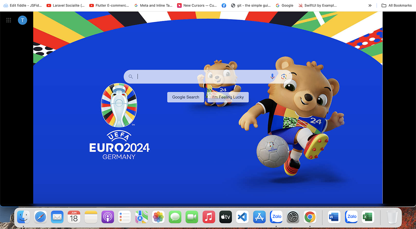 Google - Euro 2024 theme | Coolstyles.org